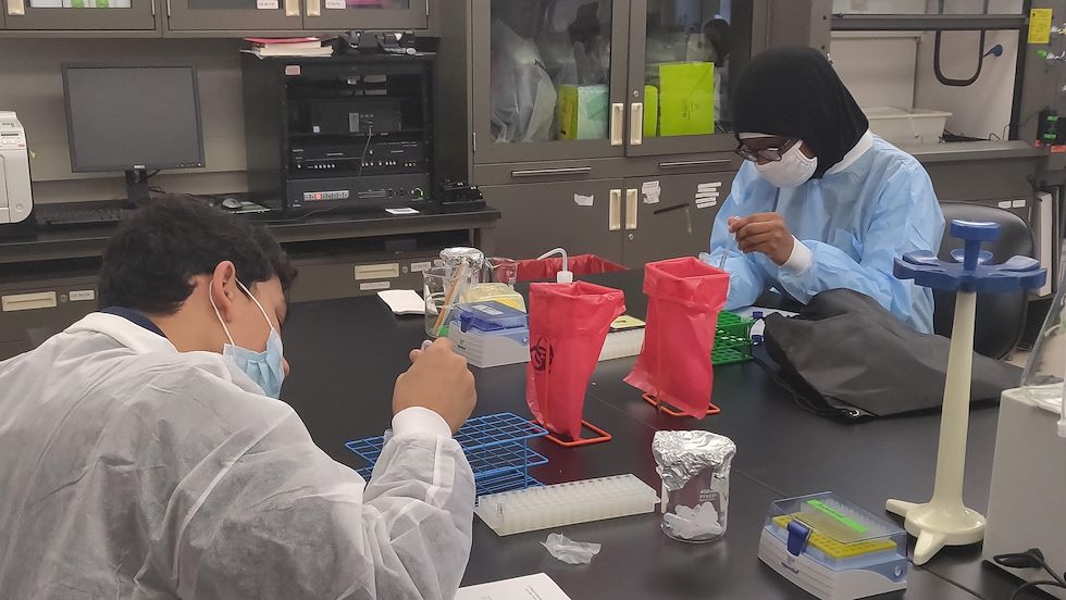 Upward Bound students explore biotechnology - Montgomery County ...
